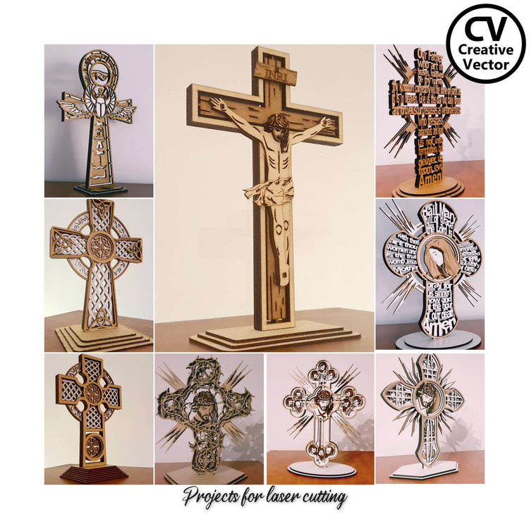 Files for laser cutting Creative Vector