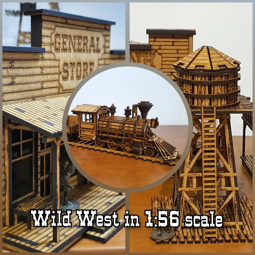 Wild West in scale 28mm – Creative Vector