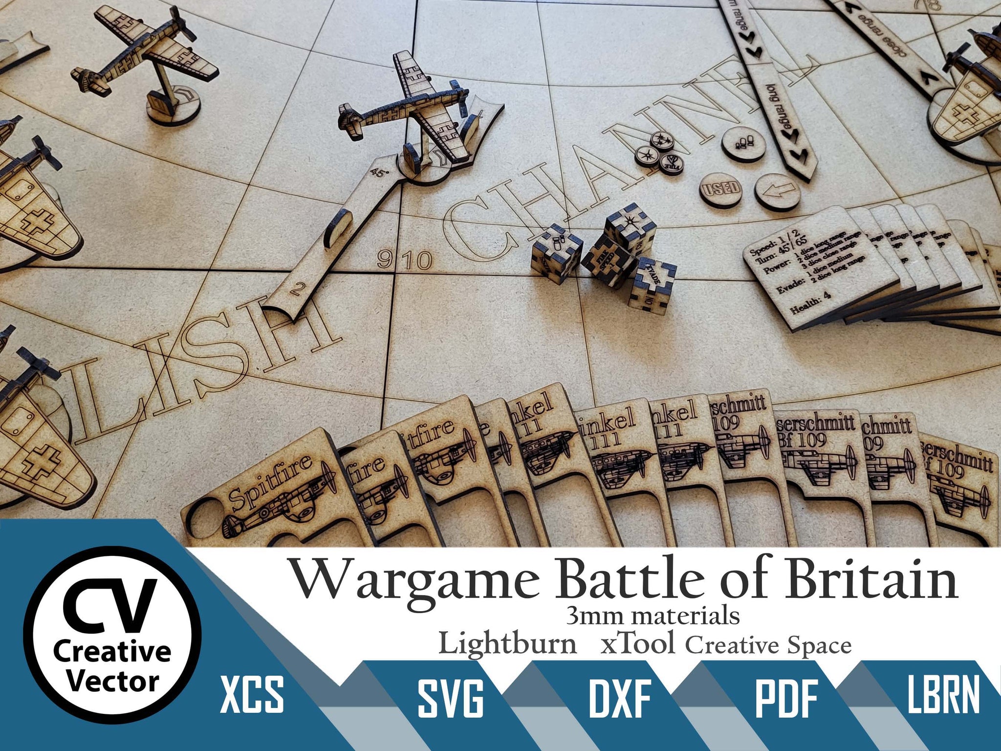 Project for laser cut - WARGAME BATTLE of BRITAIN – Creative Vector