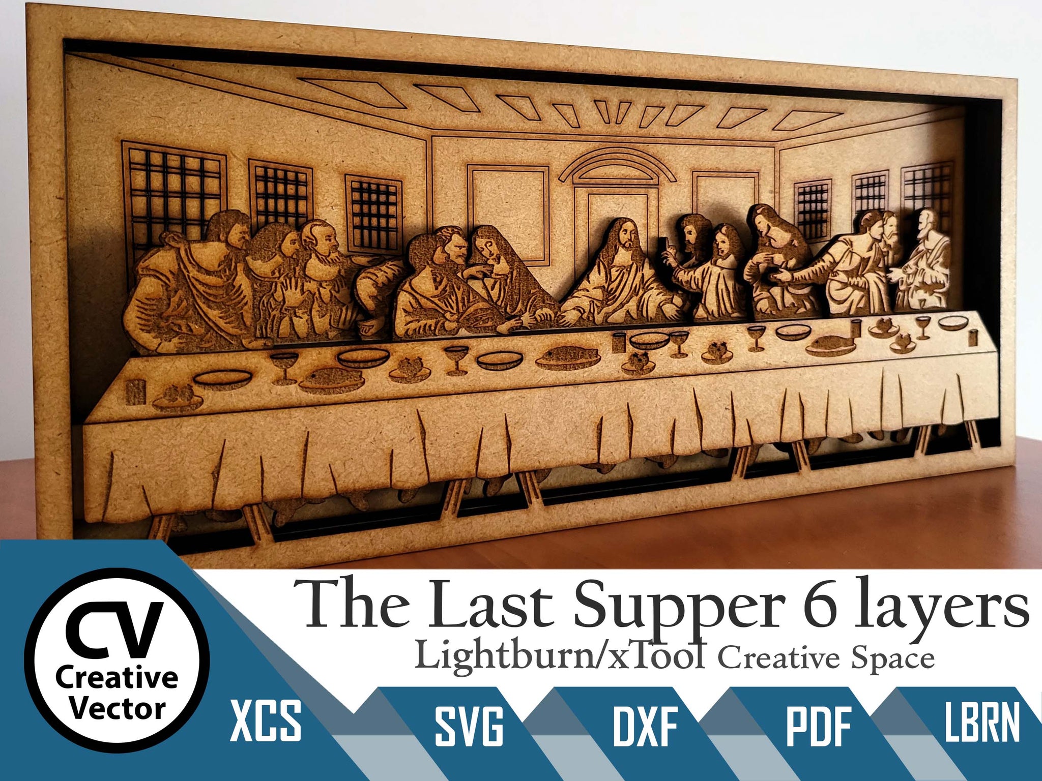 The Last Supper 6 layers – Creative Vector