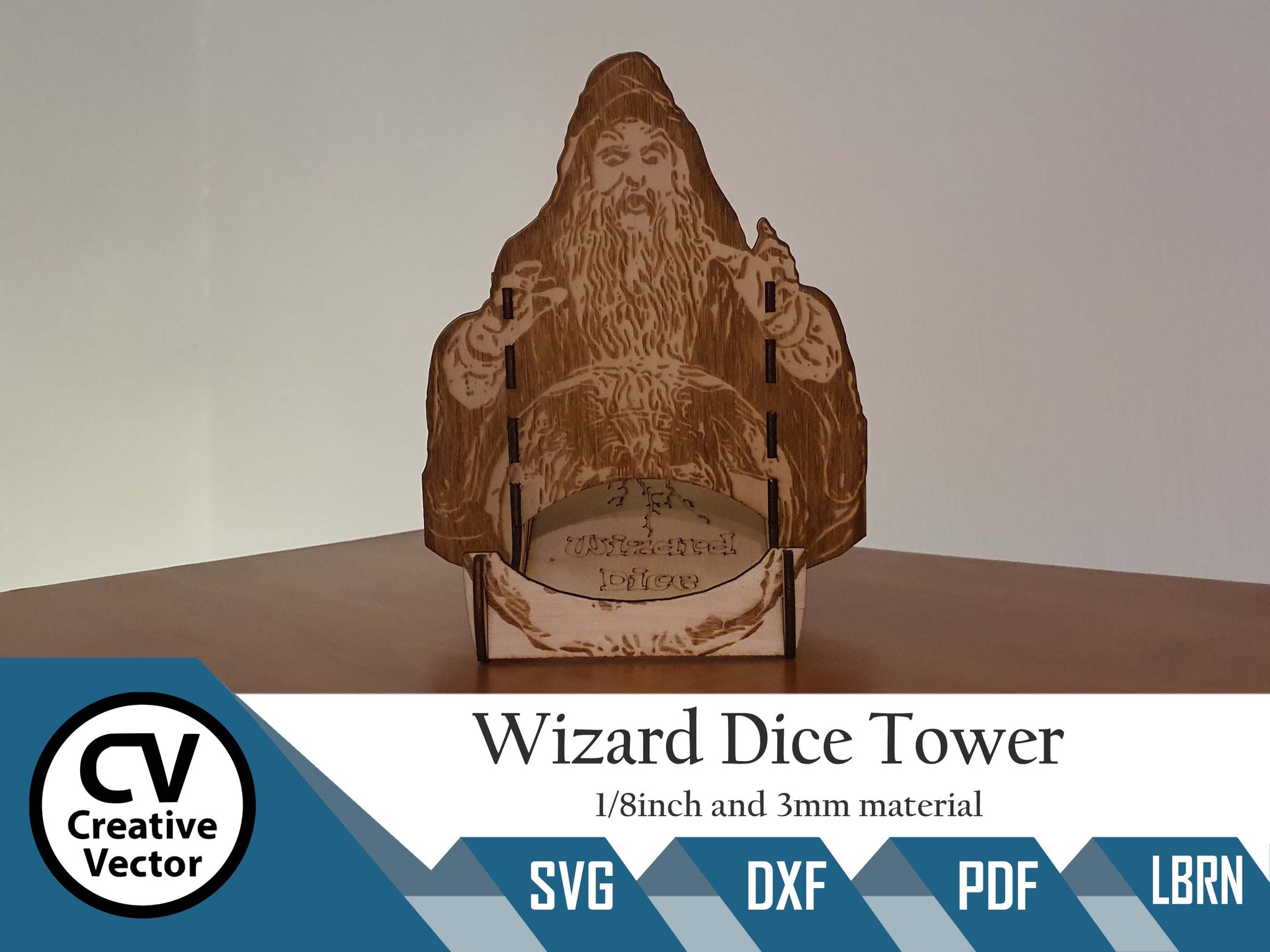 Wizard Dice Tower – Creative Vector